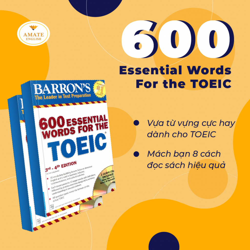 Review + Download 600 Essential words for the TOEIC - Amate English